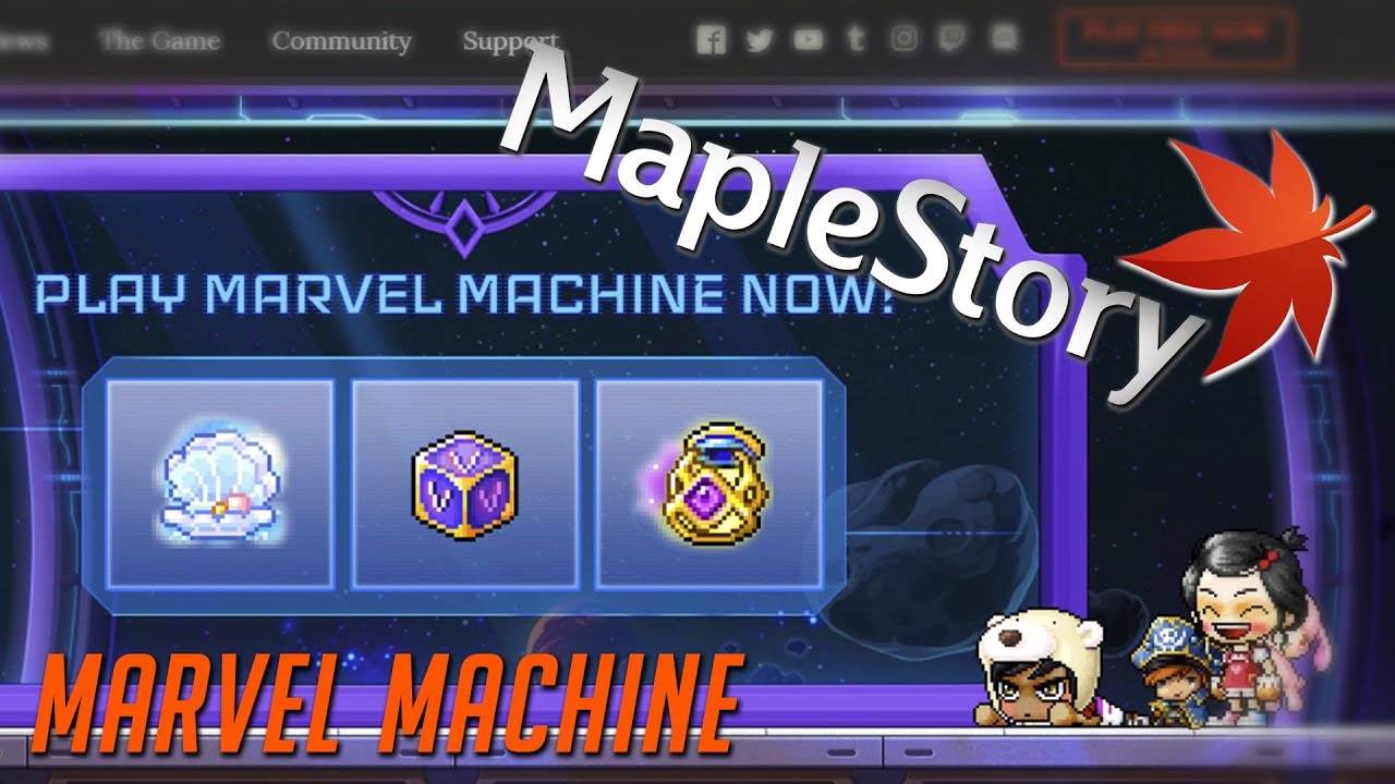 MAPLESTORY: Marvel Machine Spins! - YouTube