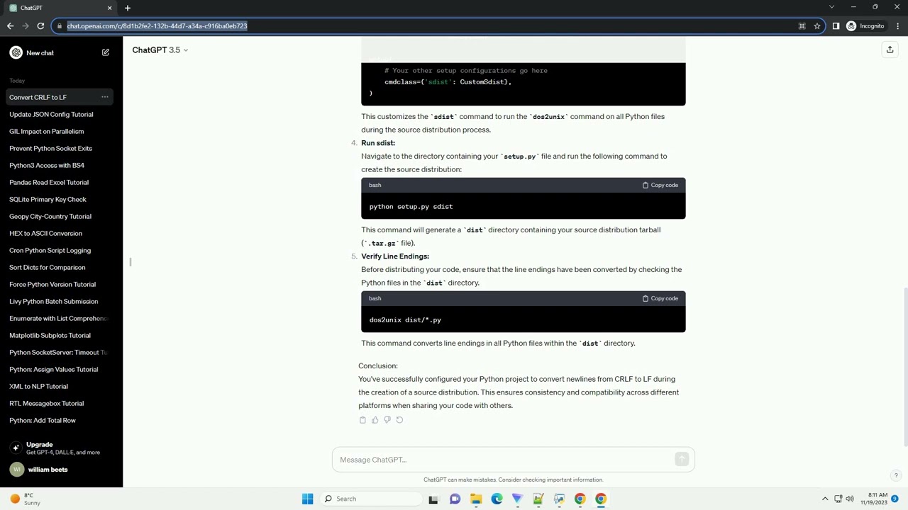 How To Convert Newlines From CRLF To LF While Creating Python Sdist How To Convert Newlines From CRLF To LF While Creating Python Sdist