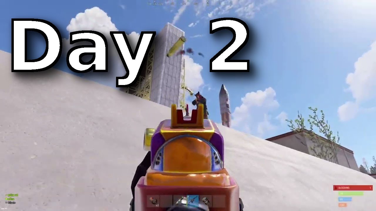 Running Launch Site and Online Raiding in Rust DAY 2 with Duo Trausi ...