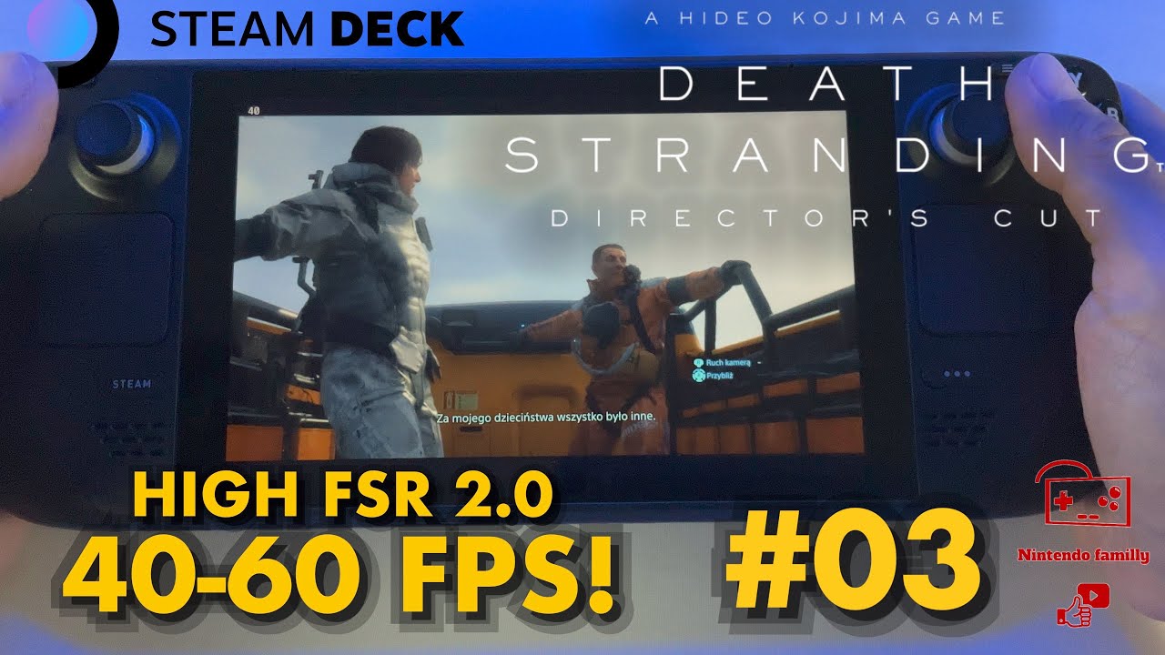 DEATH STRANDING #3 FSR 2.0 HIGH 40-60FPS | Steam Deck 4k60 - YouTube
