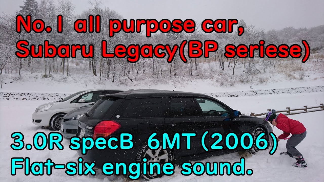 2006 Subaru legacy flat-six engine sound - YouTube