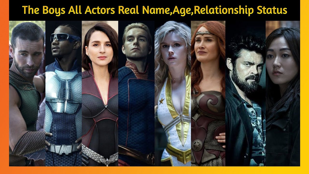 The Boys Cast of All Actors Real Age, Name and Dating | ActorGraphy ...