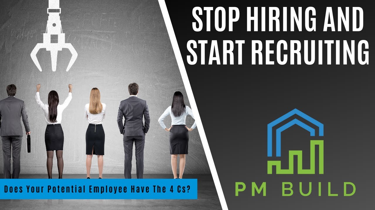 Stop Hiring and Start Recruiting - YouTube