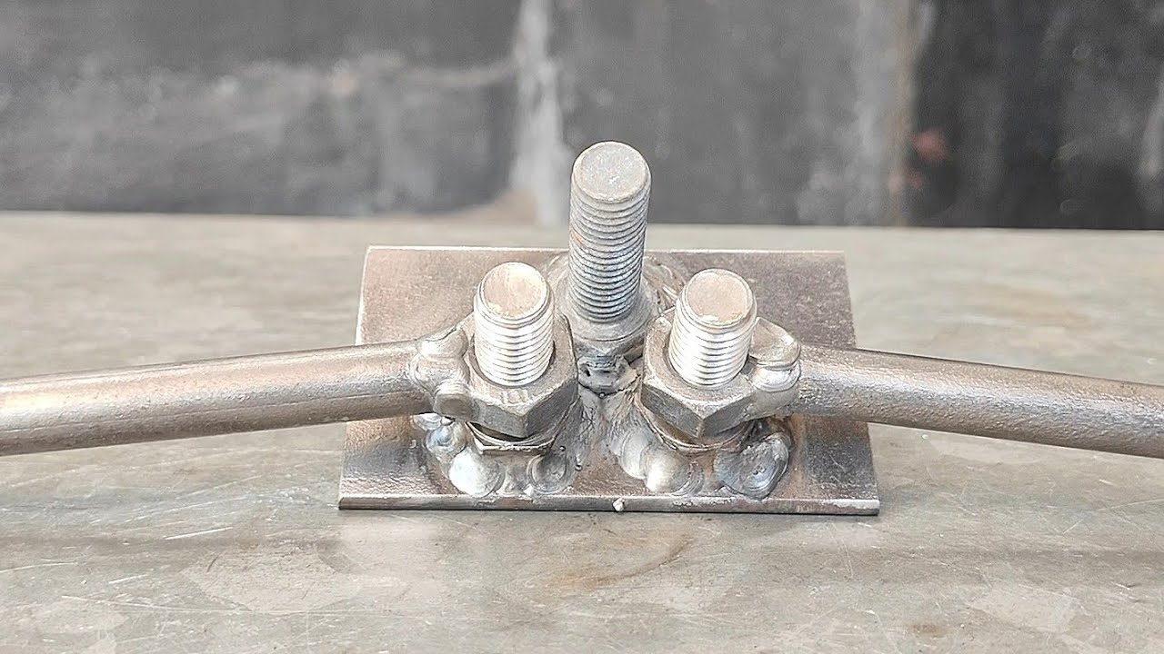 the discovery of a simple homemade iron bending tool - YouTube