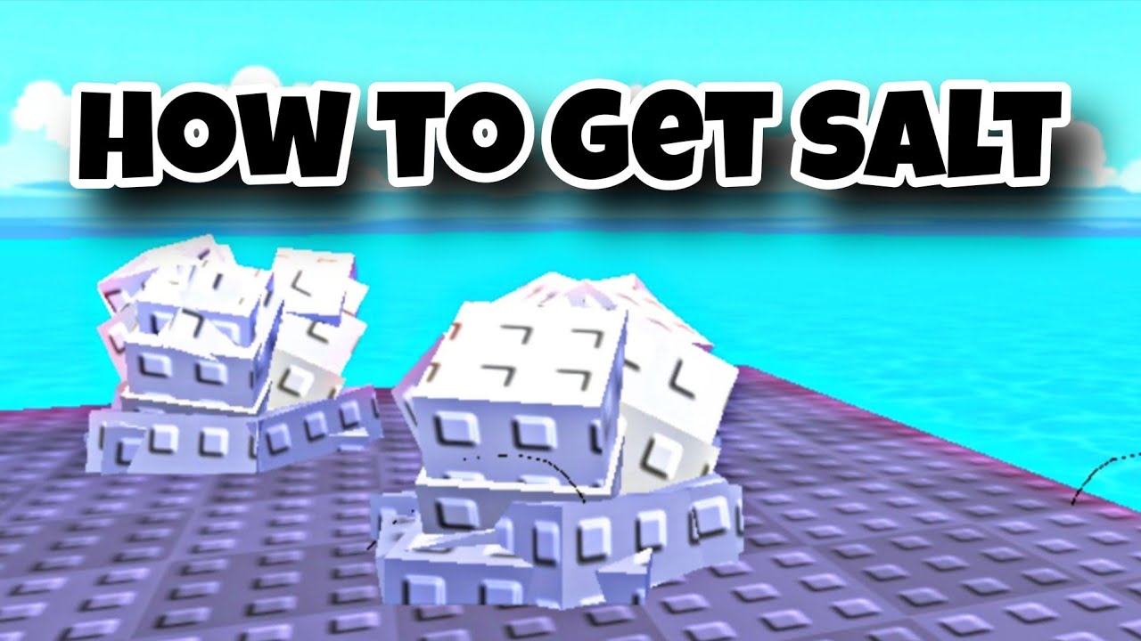 How to Get Salt in Build An Island Roblox | salt - YouTube