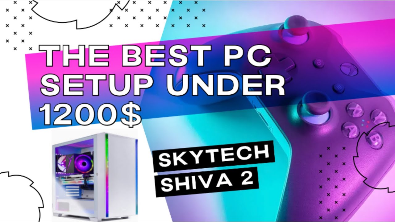 THE BEST BUDGET GAMING PC SETUP 🔥 | SKYTECH SHIVA 2 | CHEAP PREBUILT ...