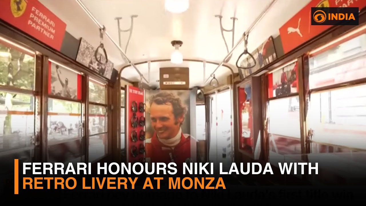 Ferrari Honours Niki Lauda with Retro Livery at Monza | 50th ...