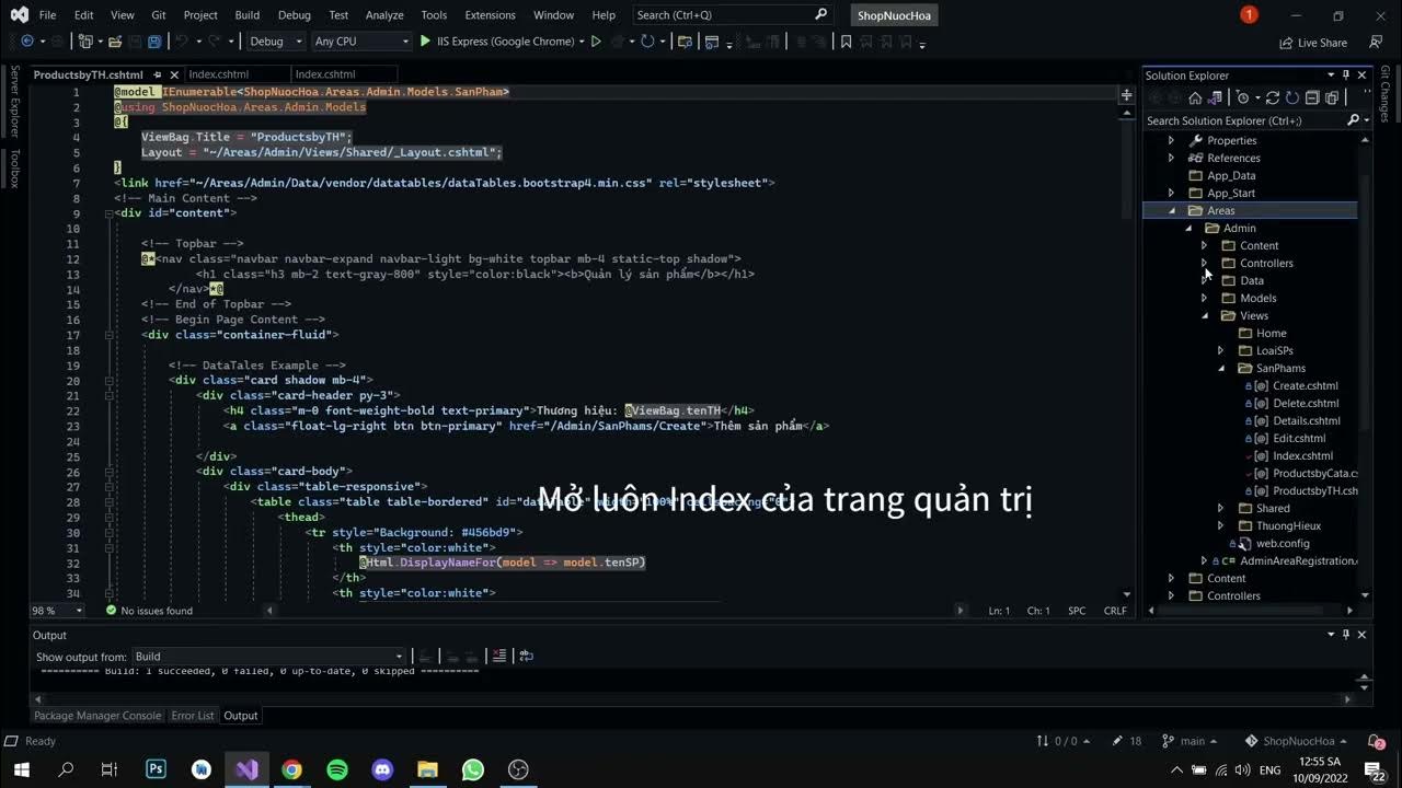 Full code ASP.NET MVC Website bán nước hoa - YouTube