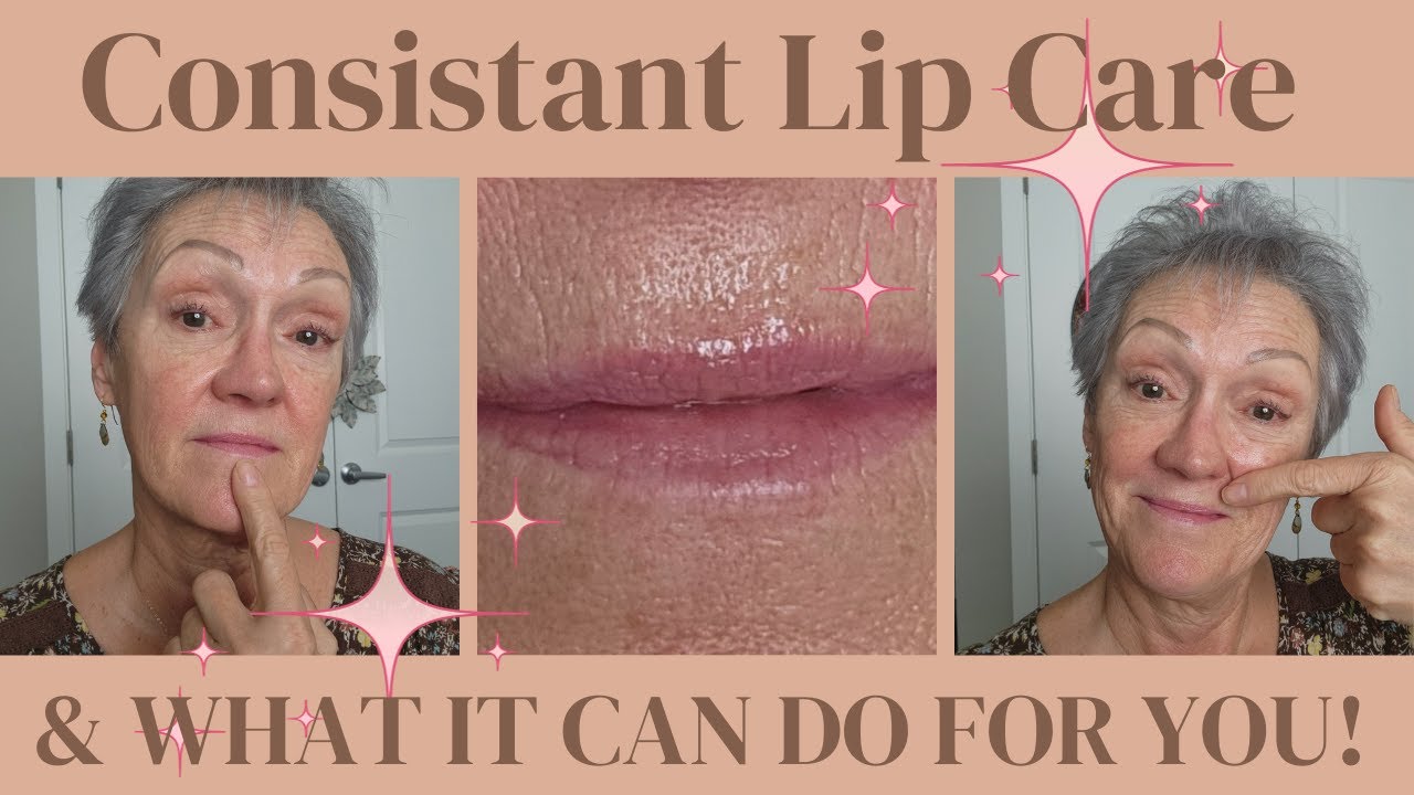 How to combat the signs of aging on mature lips! - YouTube