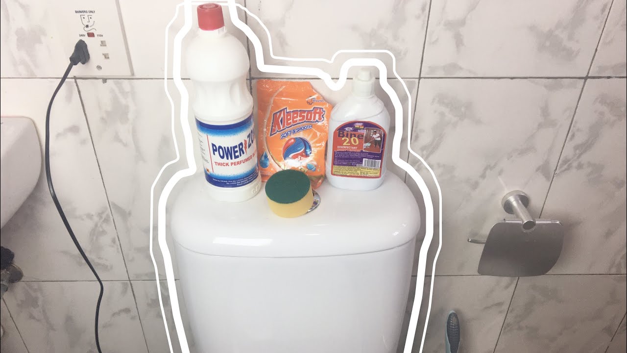 This is how you clean WC | How to clean toilet seat and keep it white ...
