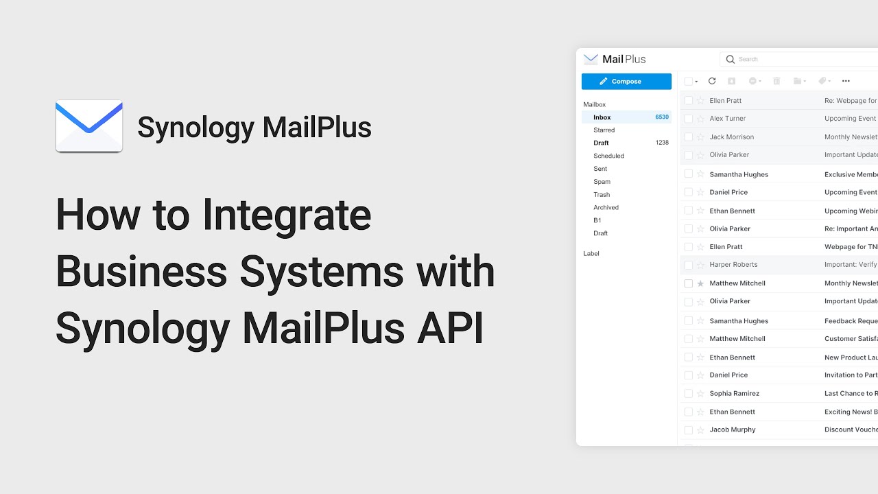 How to Integrate Business Systems with Synology MailPlus API | Synology ...