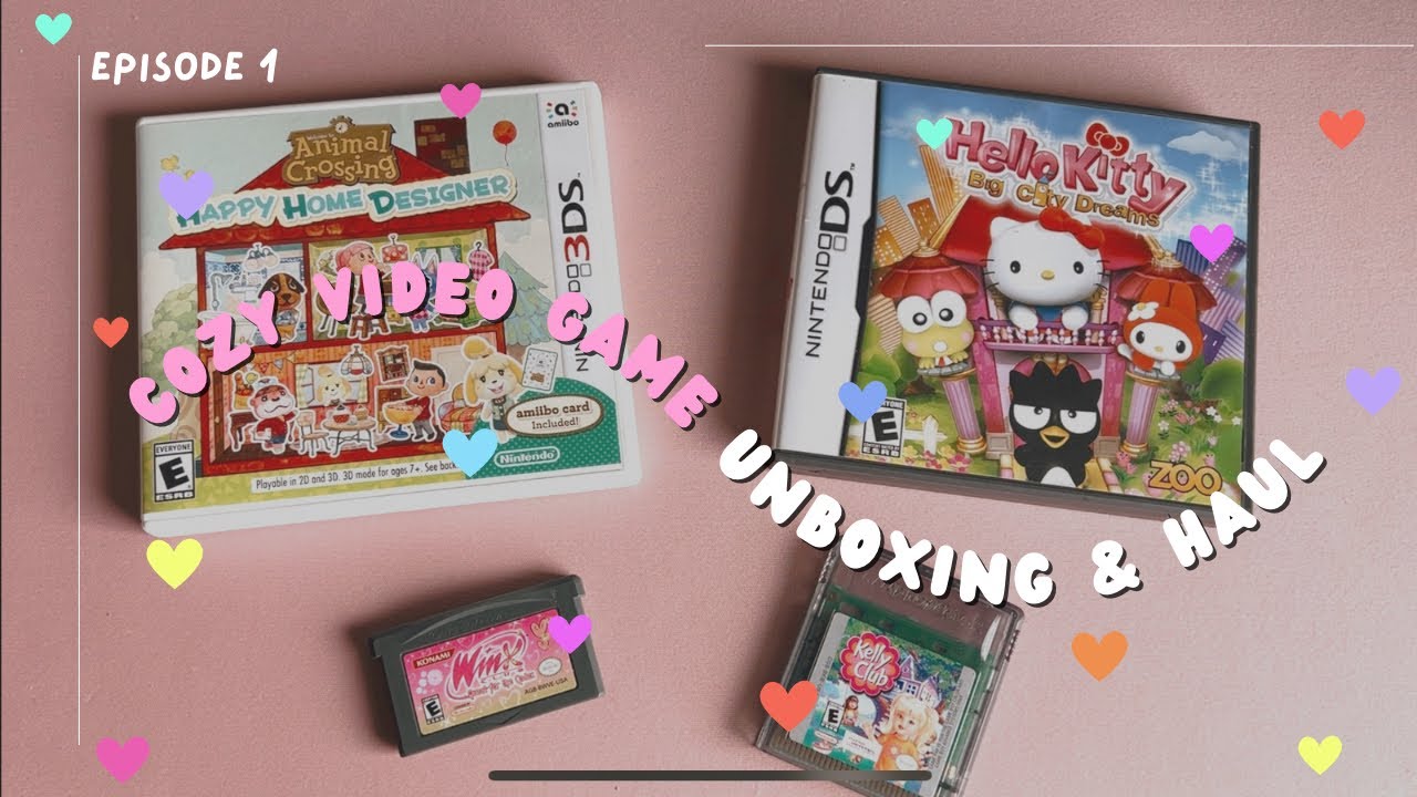 Cozy Nintendo Game Haul | DS, 3DS, Gameboy Color, Gameboy Advanced ...
