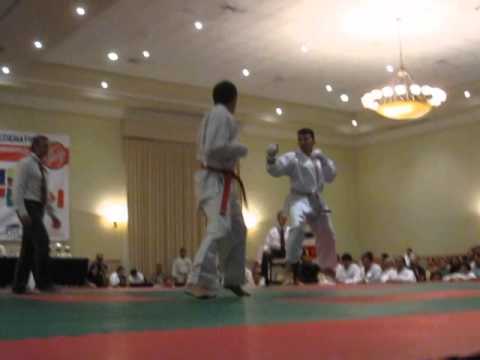 Jihon USA.vs MEXICO ISKF PanAmerican Karate Championships 2014 #7.Men Team Kumite