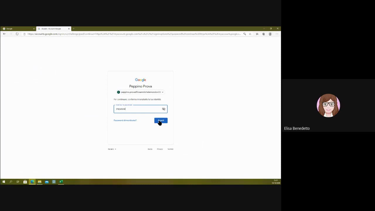 CAMBIARE LA PASSWORD di CLASSROOM - YouTube