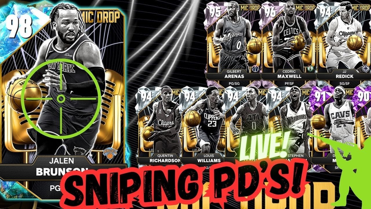 LIVE! - Sniping TOP TIER Cards in MyTeam! *Mic Drop!* - YouTube