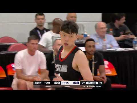 Yang Hansen Highlights (12 Points, 9 Rebounds) | July 10, 2026 vs. Suns | Portland Trail Blazers