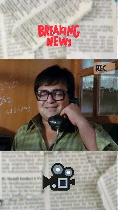 Doordarshan News Khabri Lal 📰 - Tiranga Movie 🤣 #tiranga #funny #shorts - YouTube