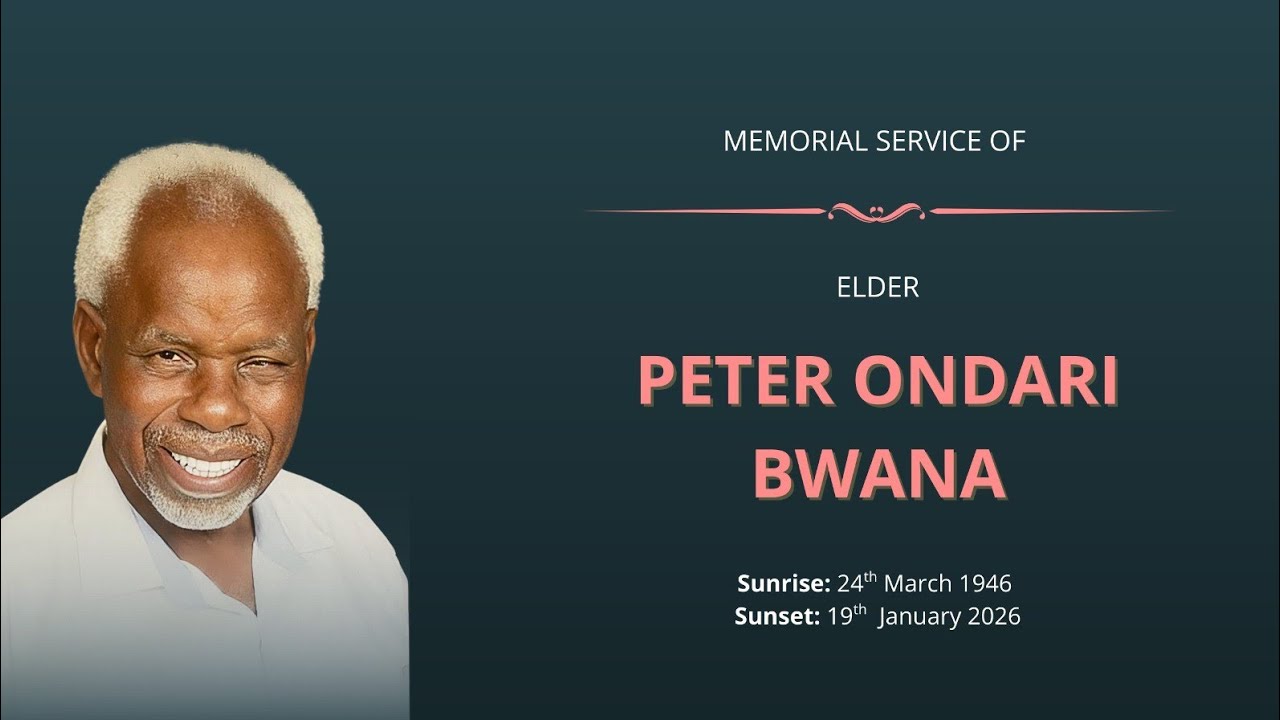 Celebrating the Life of Peter Bwana Ondari || Delta Media Group || 28 ...