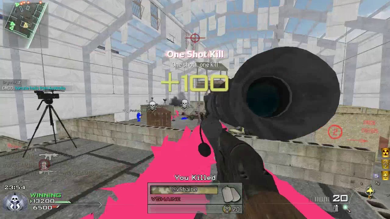 COD MW2 (IW4X) TRIGGERBOT GAMEPLAY | Хреновничаем в IW4X - YouTube