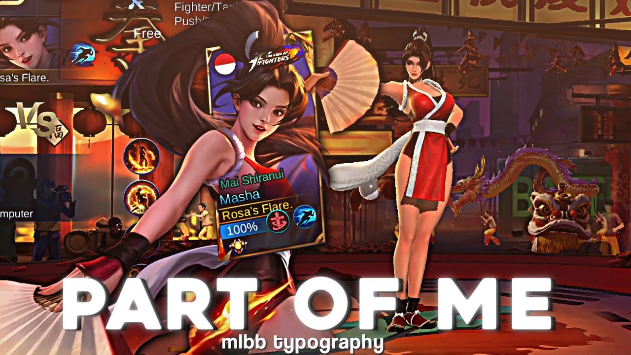 Part of Me🥀 ML Typography Preset Alight Motion & Capcut Template - Rose ...