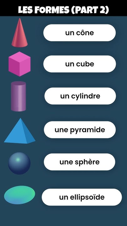 3D Shapes in French | Learn French Geometry Vocabulary 🇫🇷 - YouTube