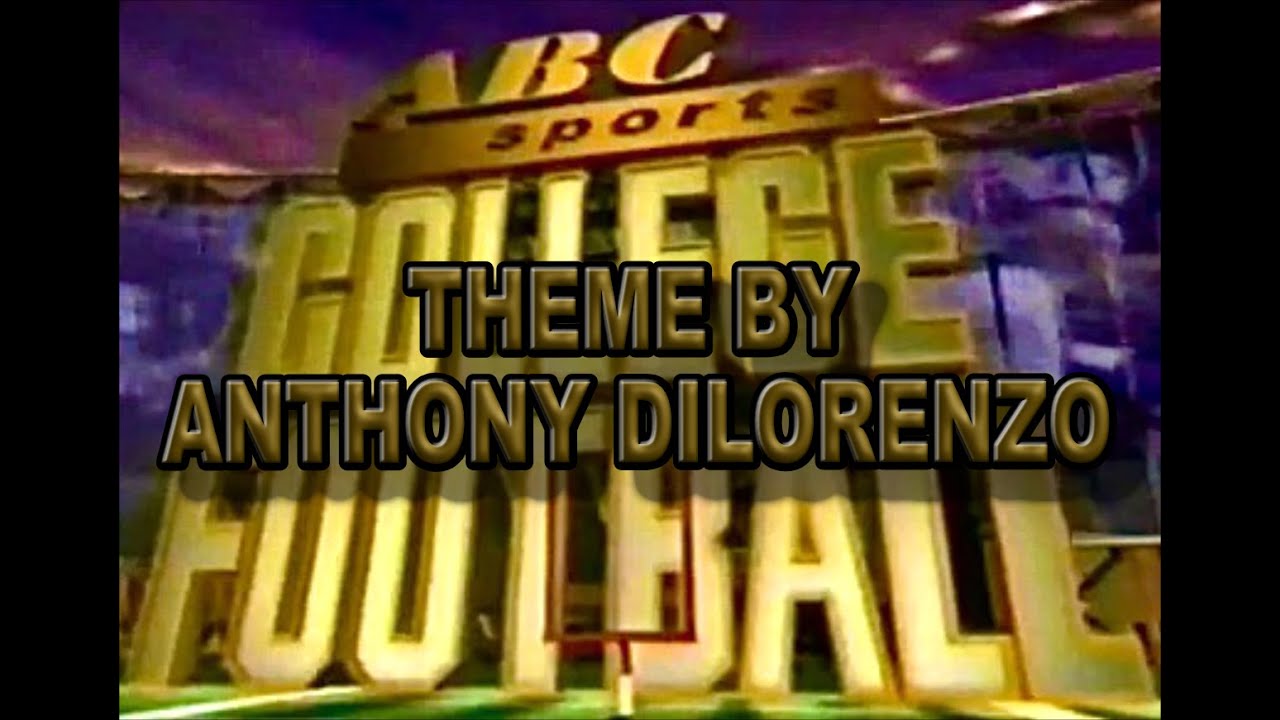 ABC COLLEGE FOOTBALL 1998 Music by Anthony DiILorenzo - YouTube