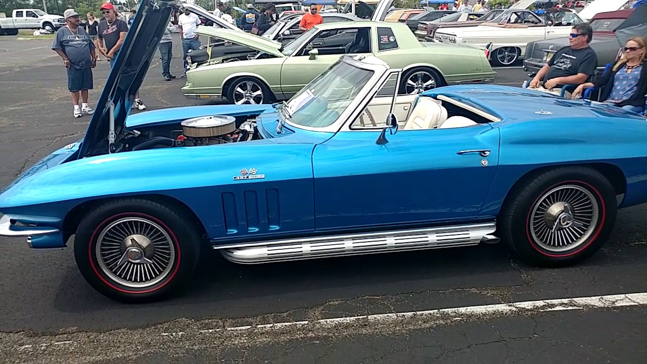 1966 NASSAU BLUE CHEVROLET CORVETTE STINGRAY CONVERTIBLE 427 TURBO JET ...