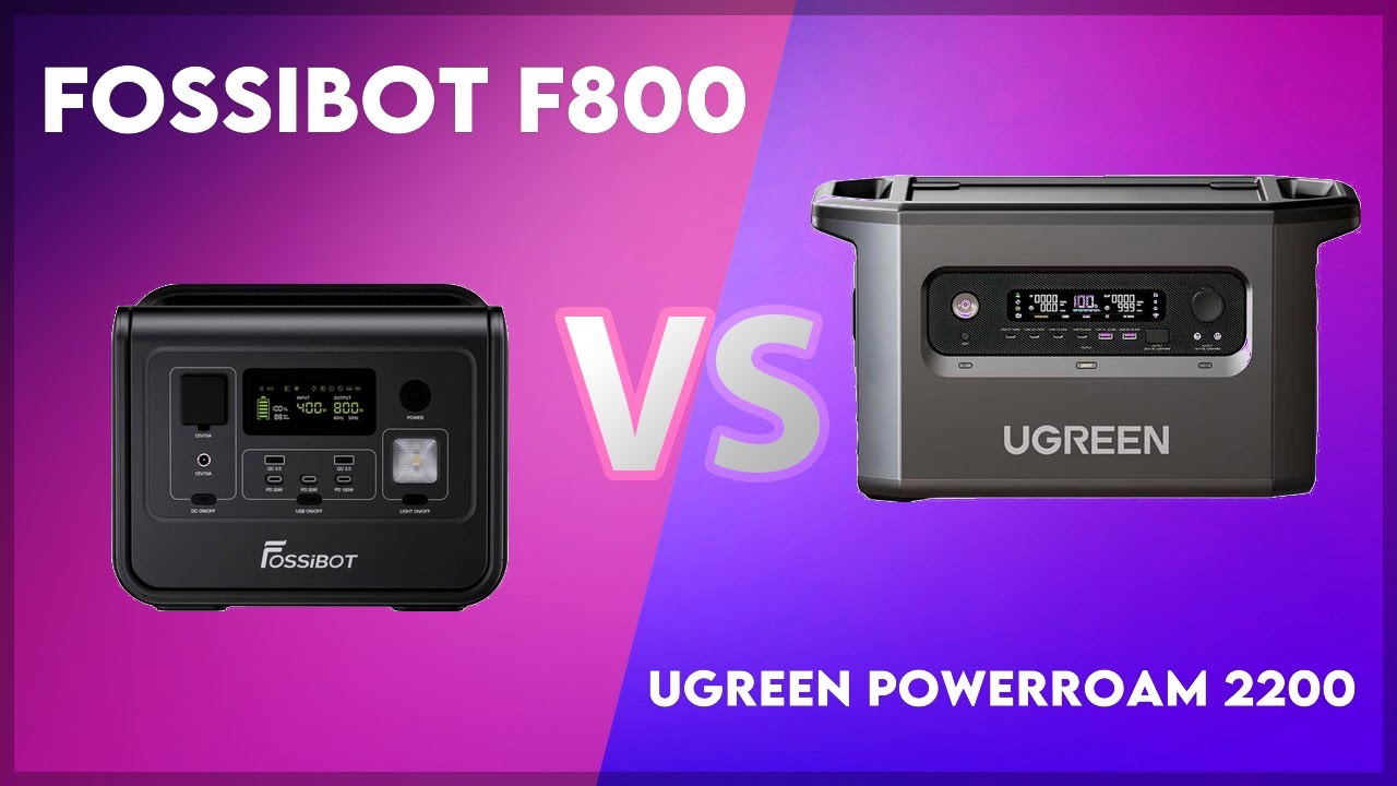 Fossibot F800 vs Ugreen PowerRoam 2200 Technical Comparison - YouTube