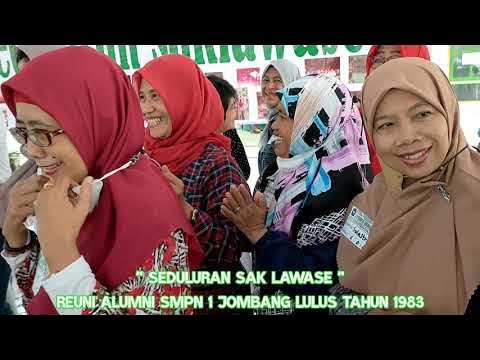 "Seduluran sak lawase" reuni alumni smpn1 Jombang lulus tahun 1983 - YouTube