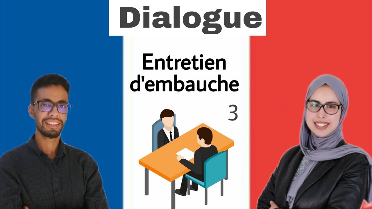 Dialogue Français : Entretien d'embauche exemple 3 - YouTube