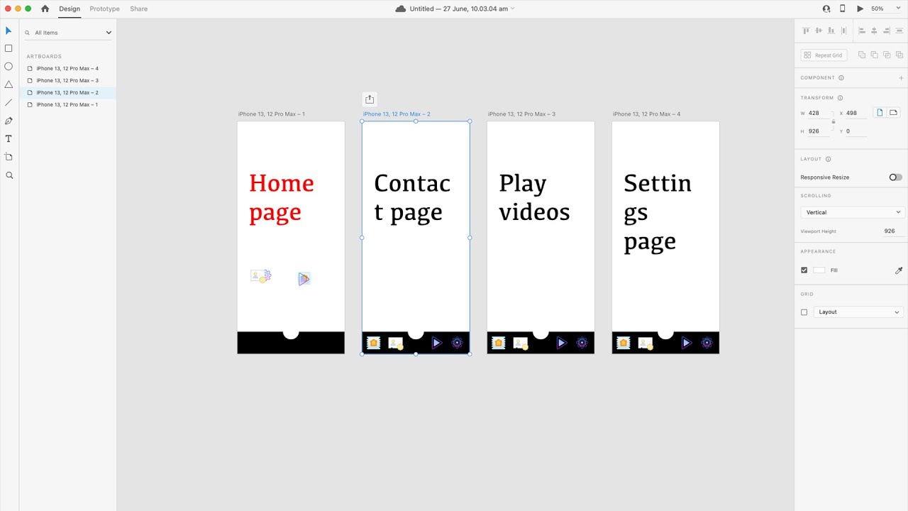 Adobe XD Basics - YouTube