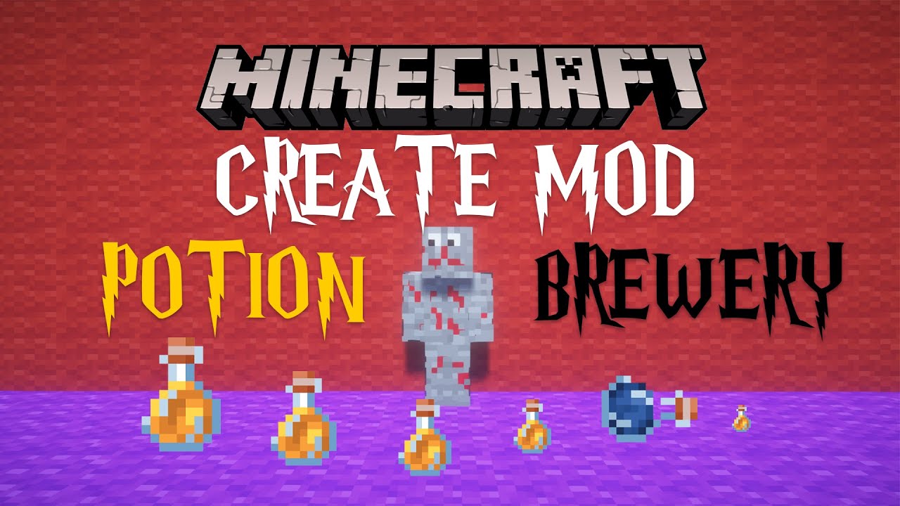 Minecraft: Create Mod 0.5 Potion Factory - YouTube