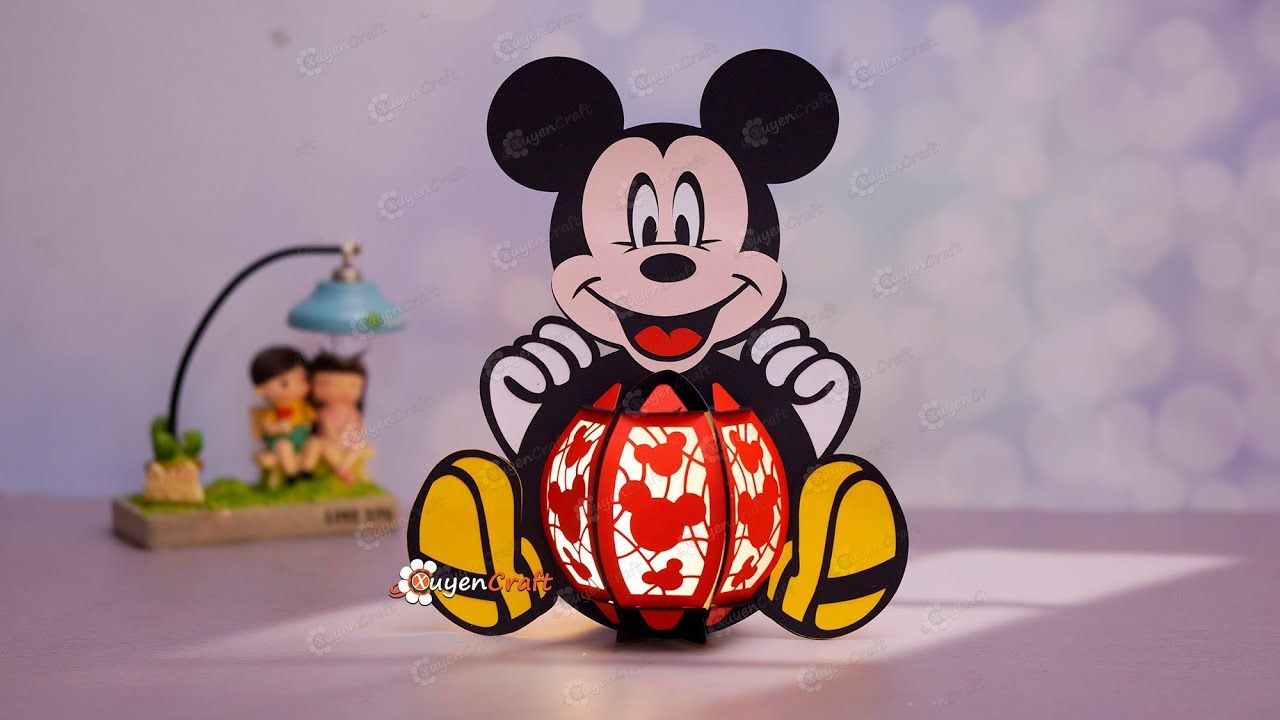 How To Make Mickey Lantern - DIY Mickey Lanterns For Children's Room ...