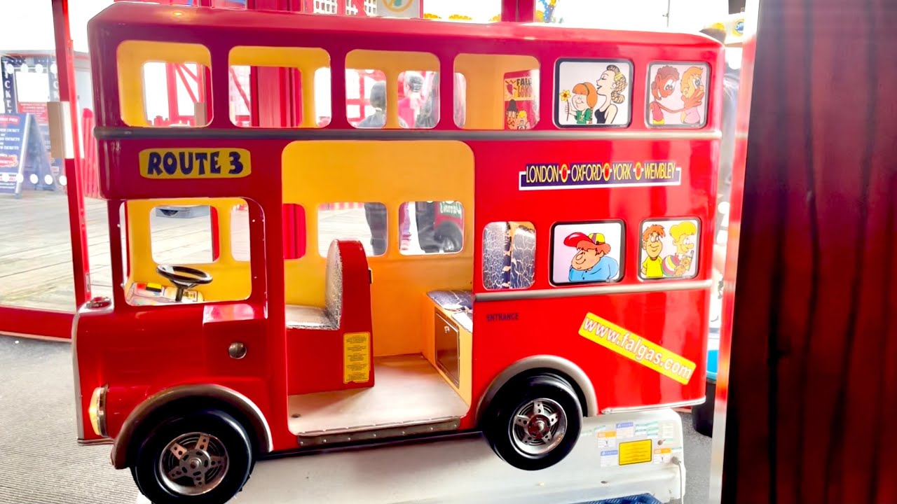 Falgas London Bus V1 Coin Operated Kiddie Ride - YouTube