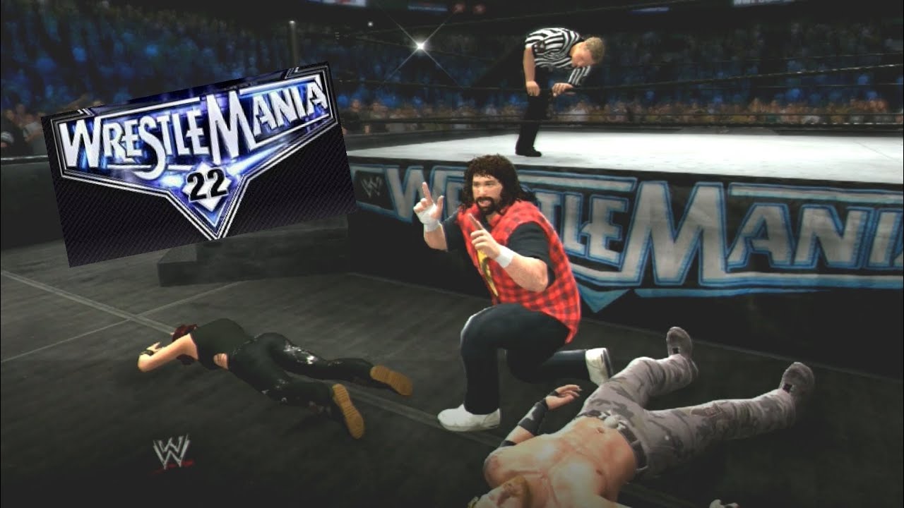 30 Years Of WRESTLEMANIA 22. Edge vs Mick Foley | WWE2K14 - YouTube