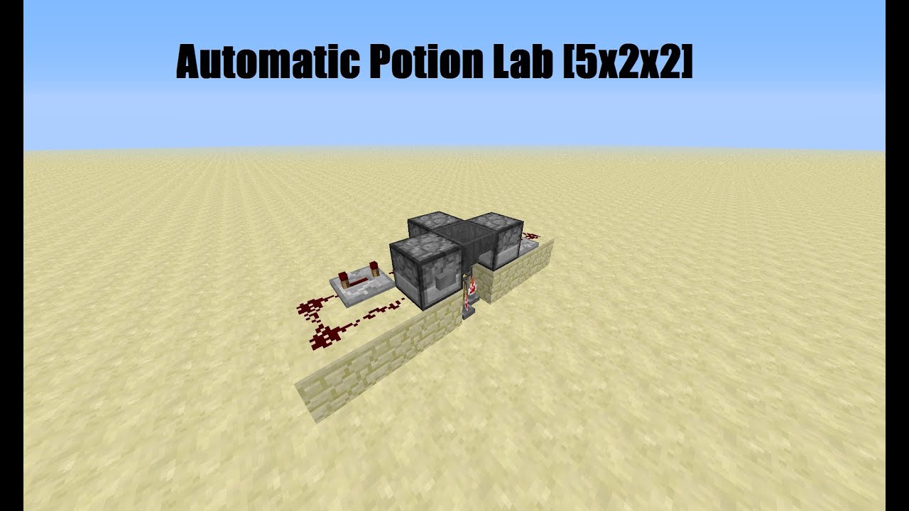 Minecraft Tutorial: Automatic Potion Lab - YouTube