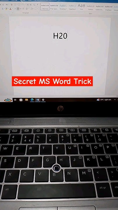 Secret Trick MS word #shorts#shortvideo#viralshorts#msword #shortcutkeys #mswordtricks#computer ...