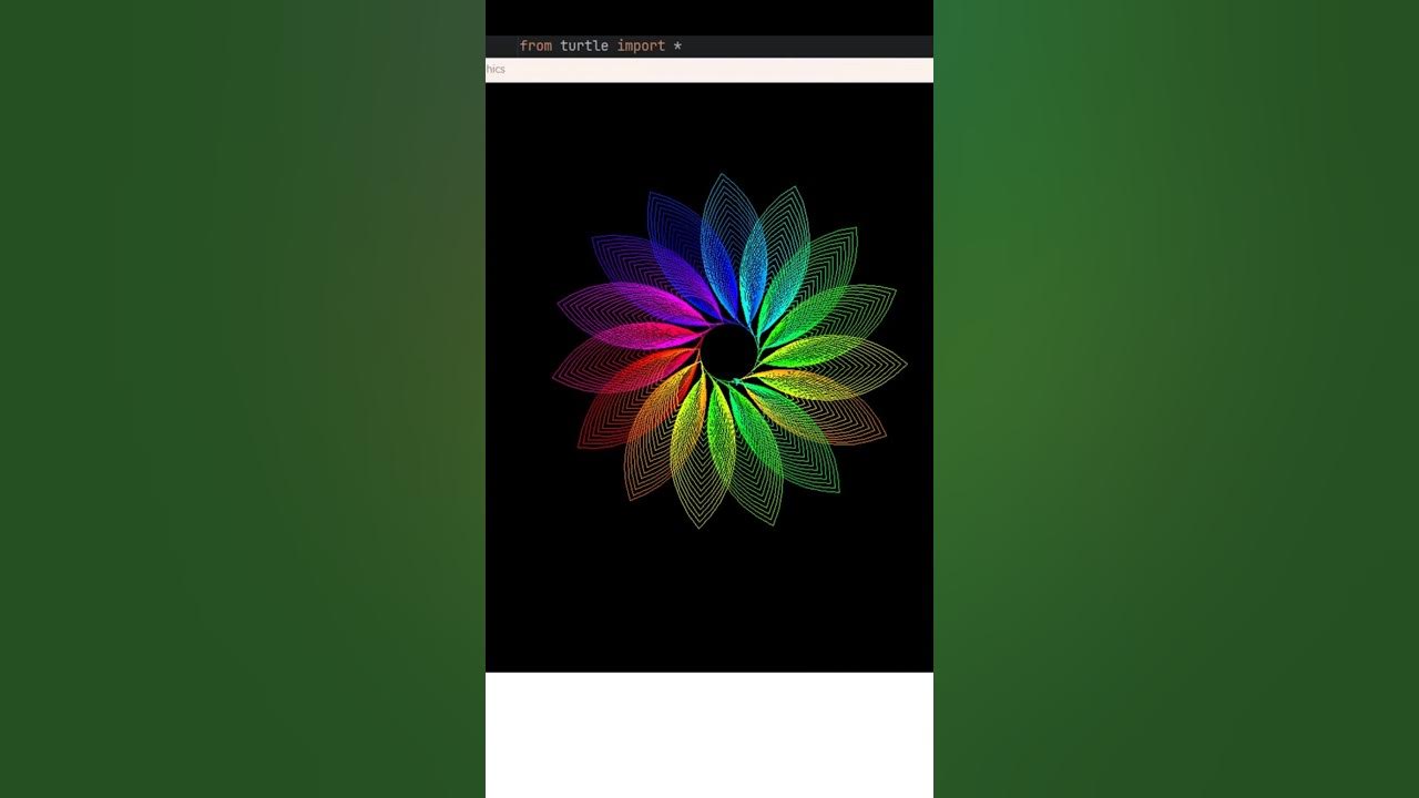 Python Graphics in 60 Seconds! 🎨 🐢 #fun #python #programming #shorts #turtle - YouTube