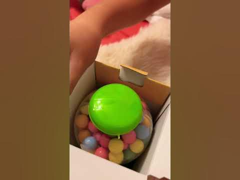 🎉unboxing green gumball #shorts #trending #asmr #algorithm #satisfying #viral #gumball # ...