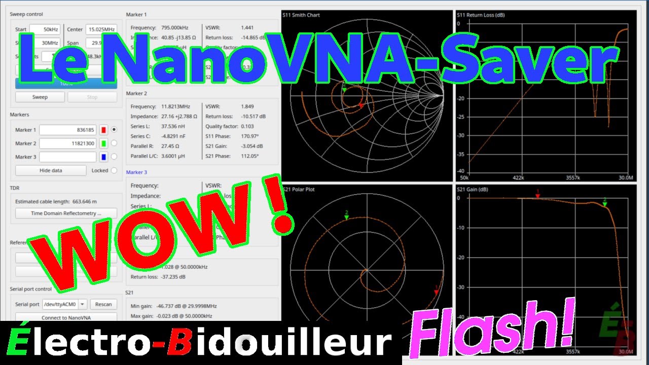 EB_#339 Flash - Le logiciel NanoVNA-Saver, compagnon du NanoVNA - YouTube