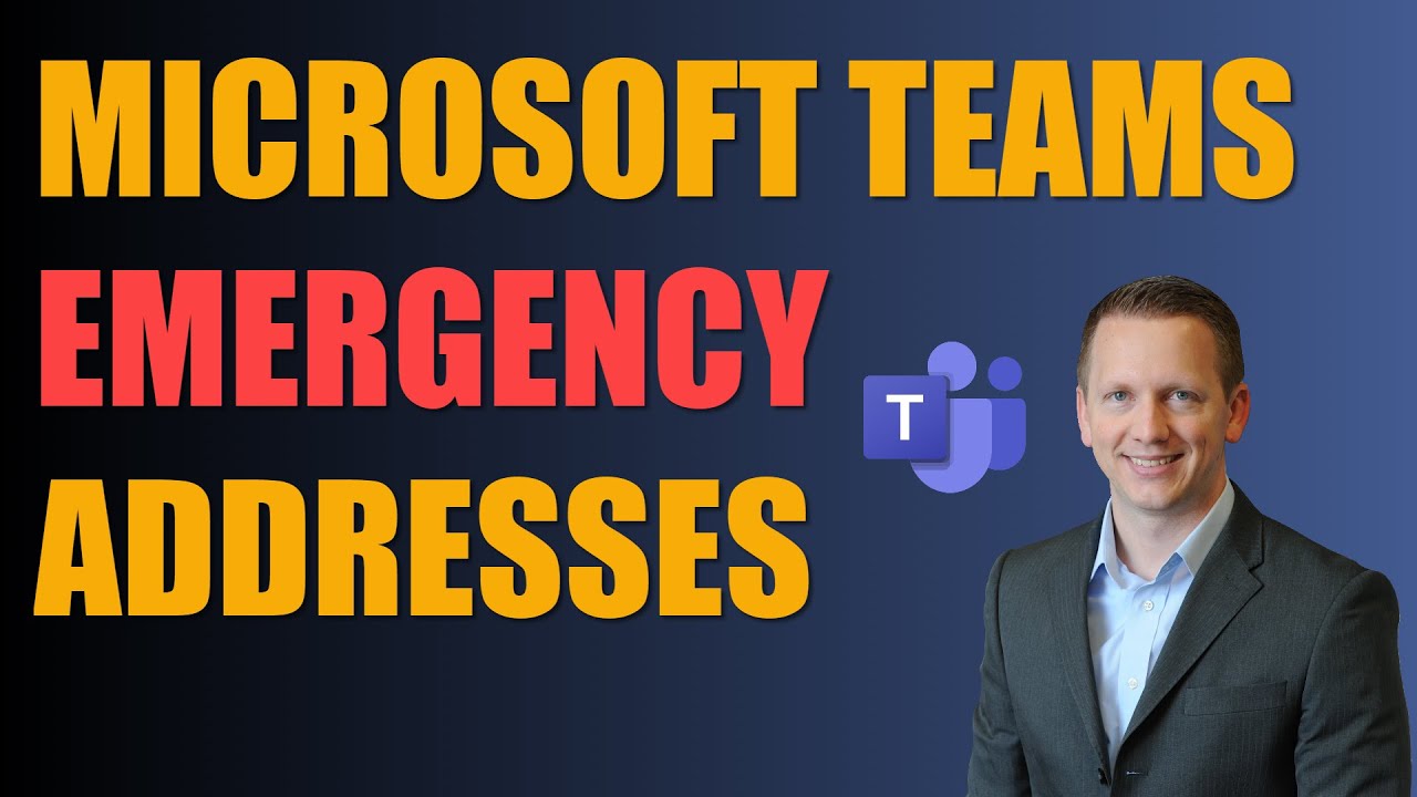 Find Microsoft Teams Emergency Addresses using PowerShell - YouTube