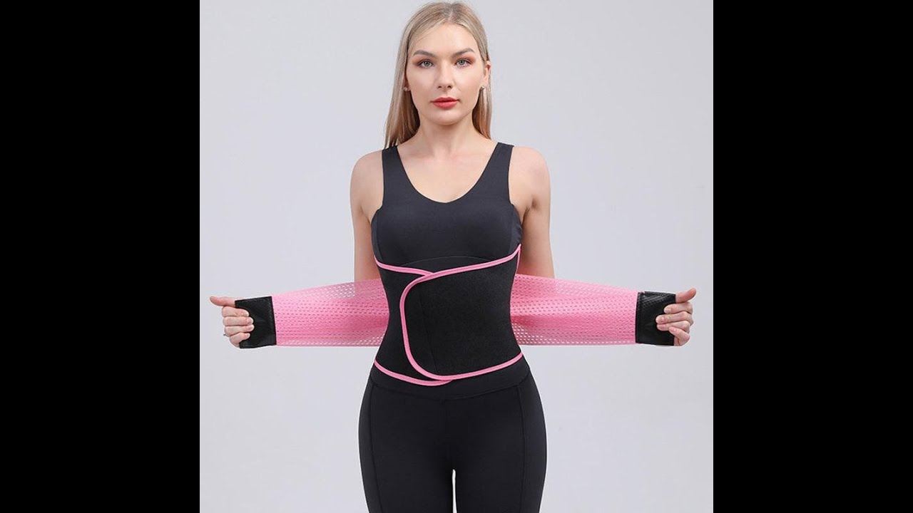 Back Support Band & Tummy Control Body Shapewear - YouTube