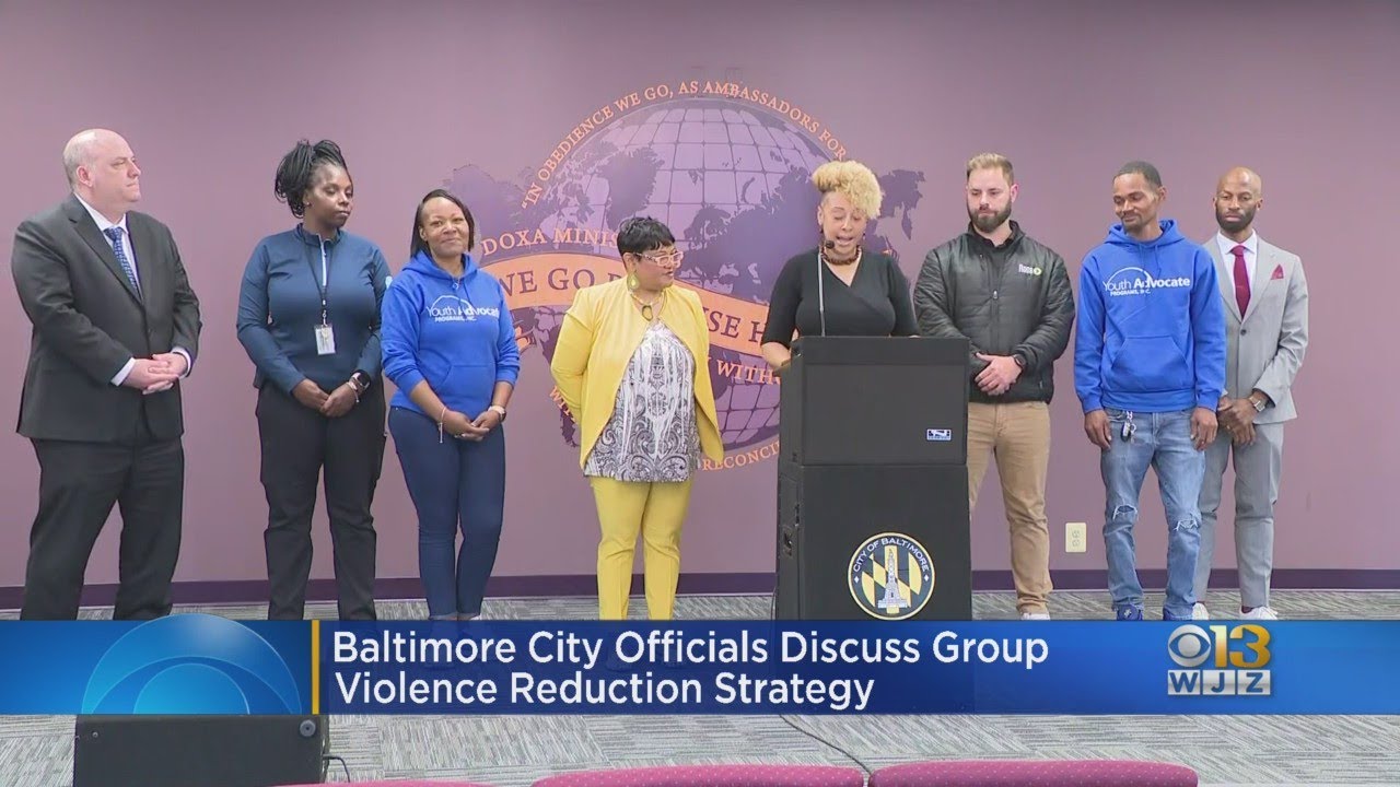 Baltimore officials discuss violence reduction strategy - YouTube