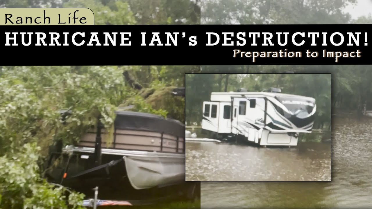 Ranch Life - Hurricane Ian's Destruction - Preparation to Impact - YouTube