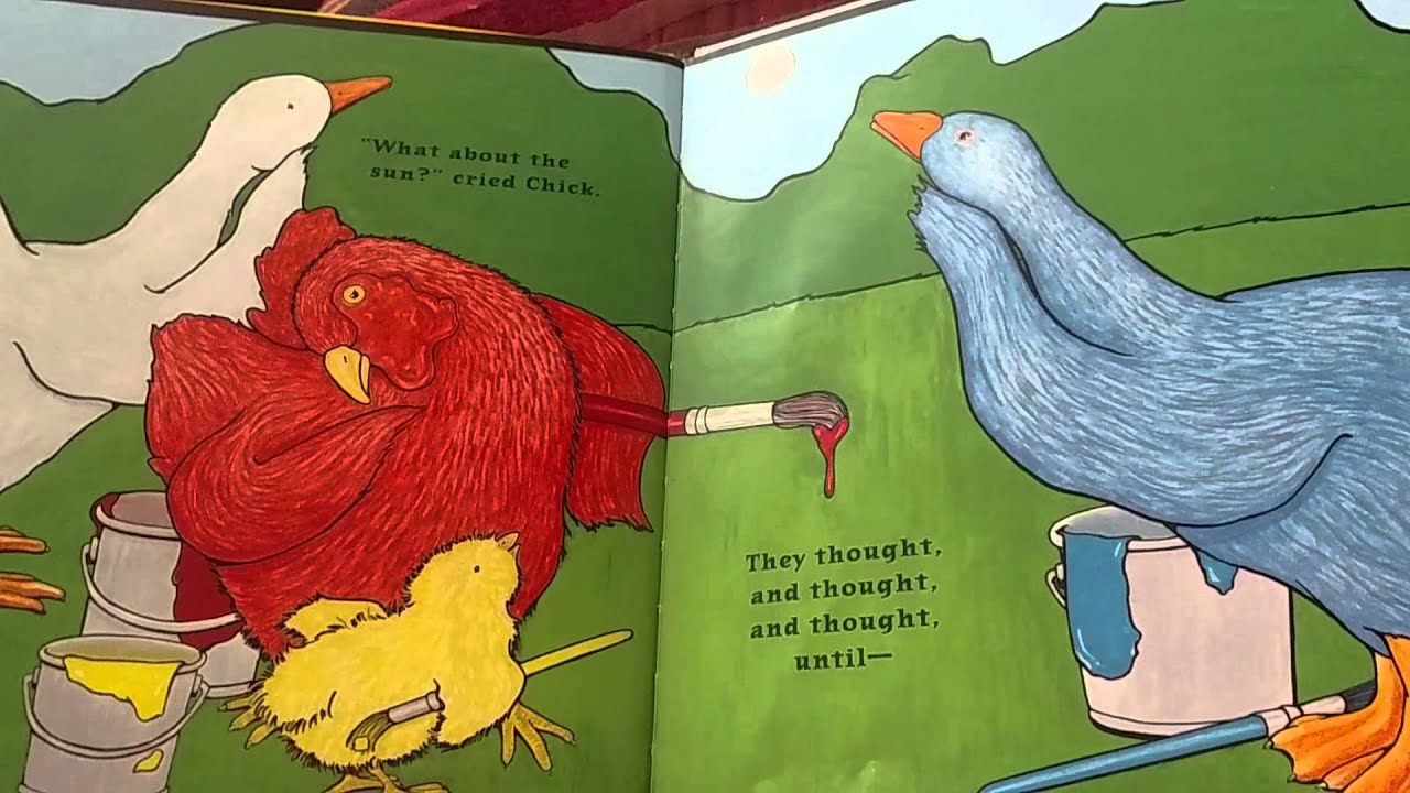 Blue Goose book with my daughter's help - YouTube