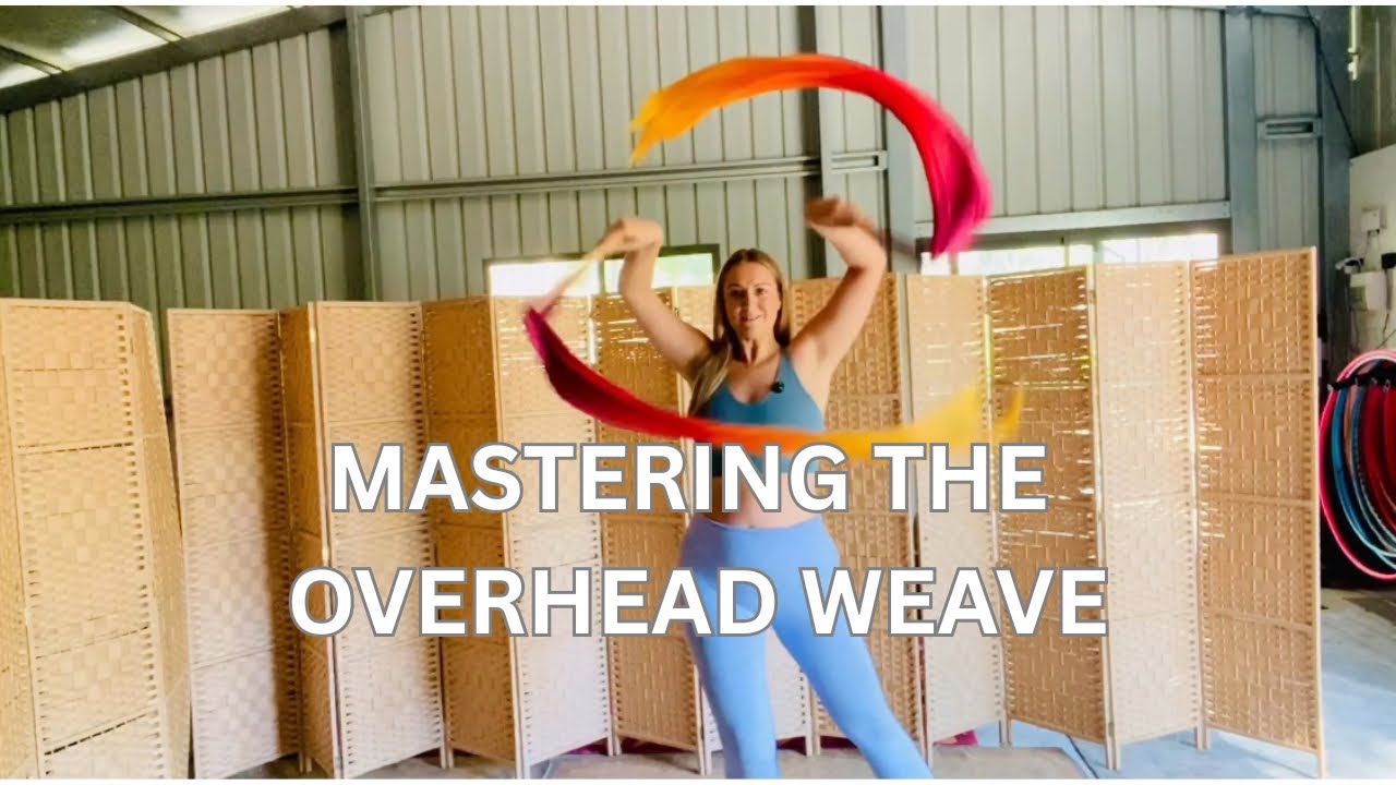 Mastering The Overhead Weave. An Intermediate Silk Fan Tutorial - YouTube