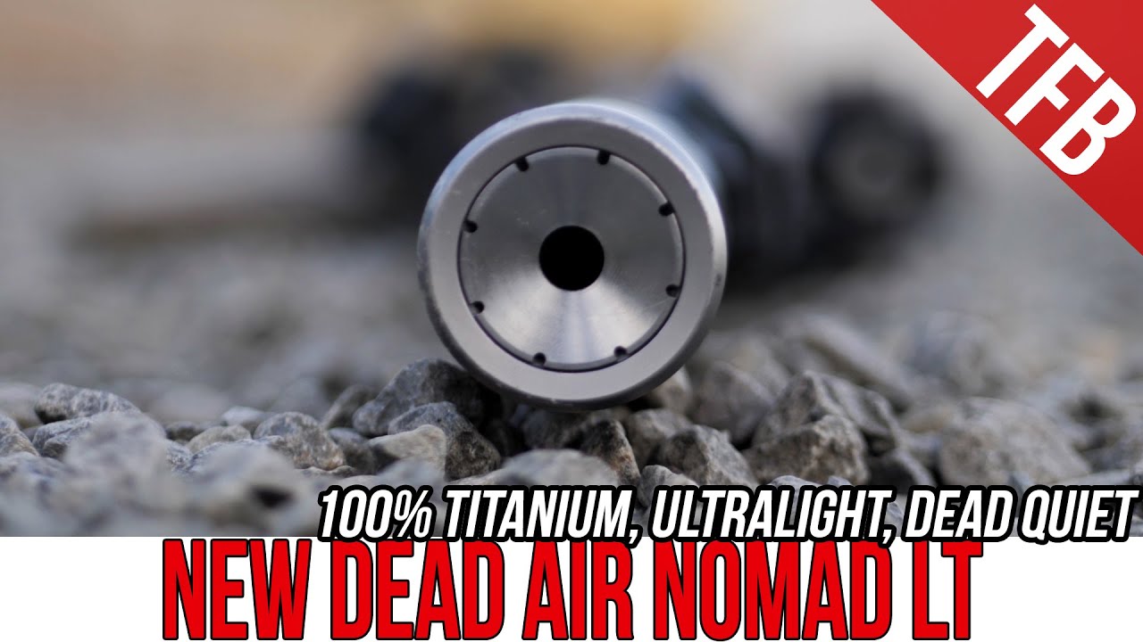 Dead Air Nomad-LT: Pure Titanium Silence + Xeno Mounting System # ...