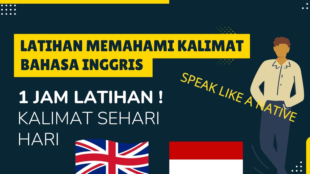Latihan speaking dan listening bahasa inggris pemula kalimat sehari-hari mudah dan pelan I Eps ...