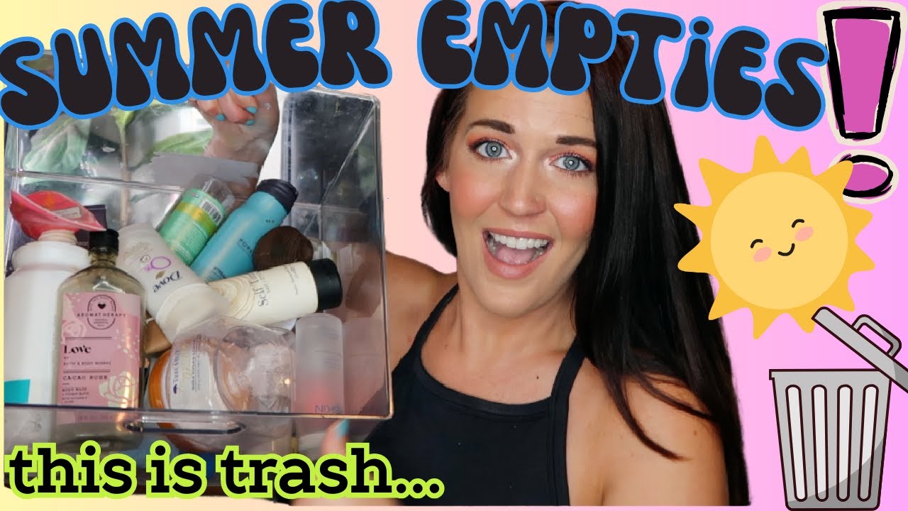 summer beauty empties - YouTube
