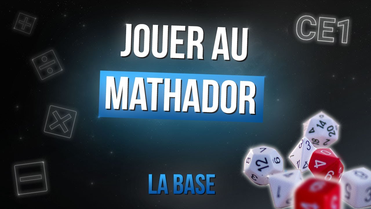 Mathador - La base | Calcul mental | Jeu Math CE1 - YouTube